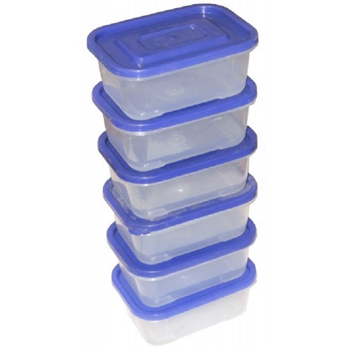 Kitchen 800ML Storage Containers – 6 Pcs – Santa Ecommerce