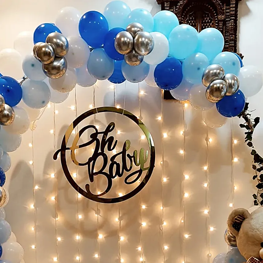 PVC Balloon with Holder - Santa Ecommerce