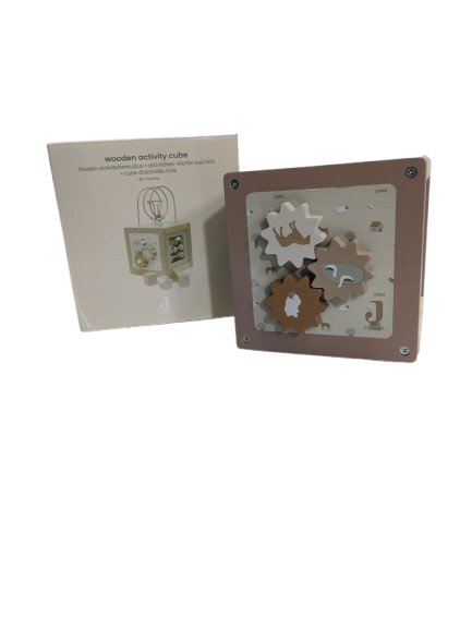 Jollein Wooden Activity Cube – Santa Ecommerce